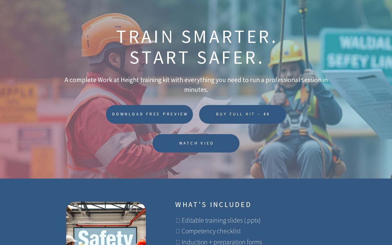 CertifySafe | Work at Height Training Kit